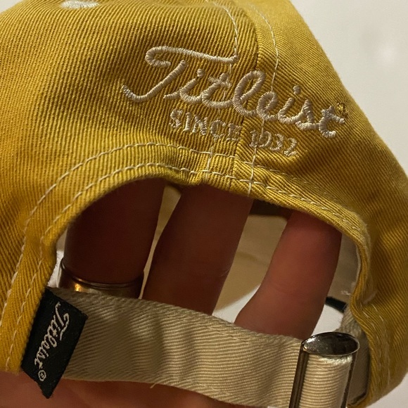 Titleist | Accessories | Titleist Golf Yellow Hat | Poshmark